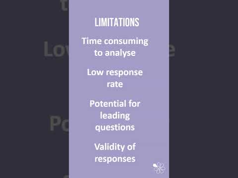 Written Questionnaires | 60 Second Sociology (Research Methods)