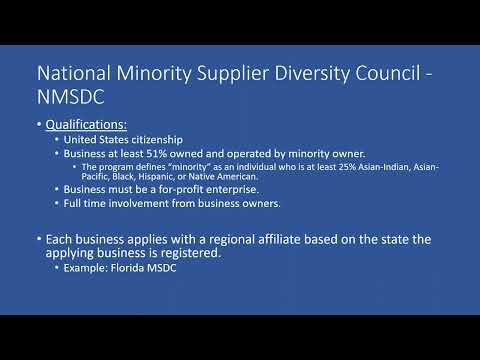 MBE Certification vs. NMSDC Certifications | bizcentralusa