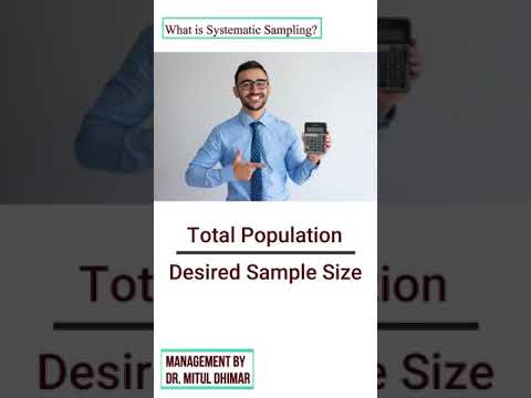 What is systematic sampling?