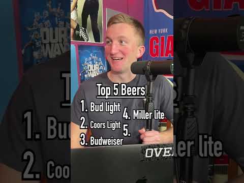 Guessing the Top 5 Consumed Beers!! How’d You Do? #shorts #beer #brands #top5 #america #drinking