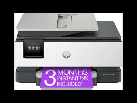 HP OfficeJet Pro 8125e Review | Best Home Office Inkjet Printer with ADF, Duplex & Instant Ink!