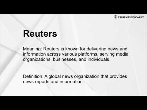 Reuters Meaning