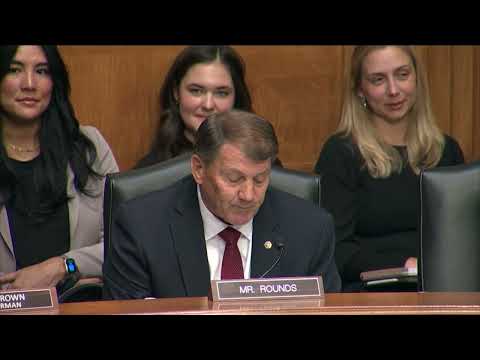 Rounds Delivers Opening Remarks at Banking Hearing, Presses Nominees on ...