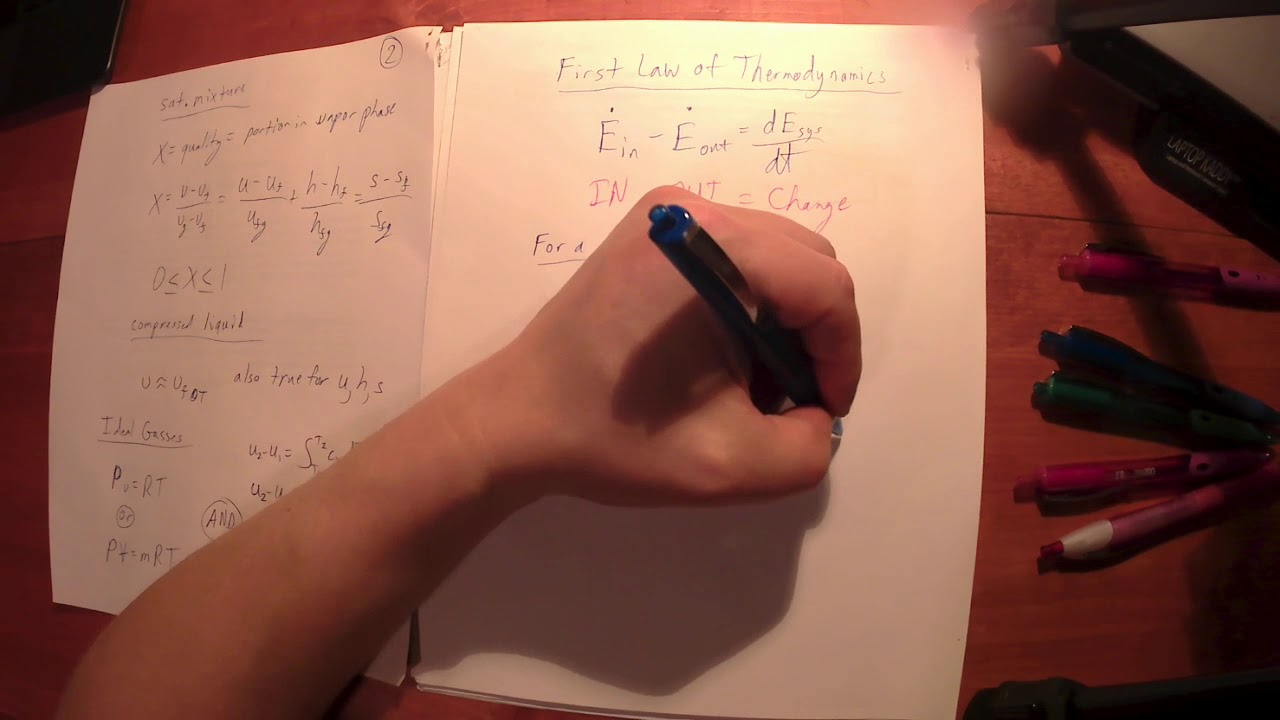 Thermodynamics Final Exam Review part 2