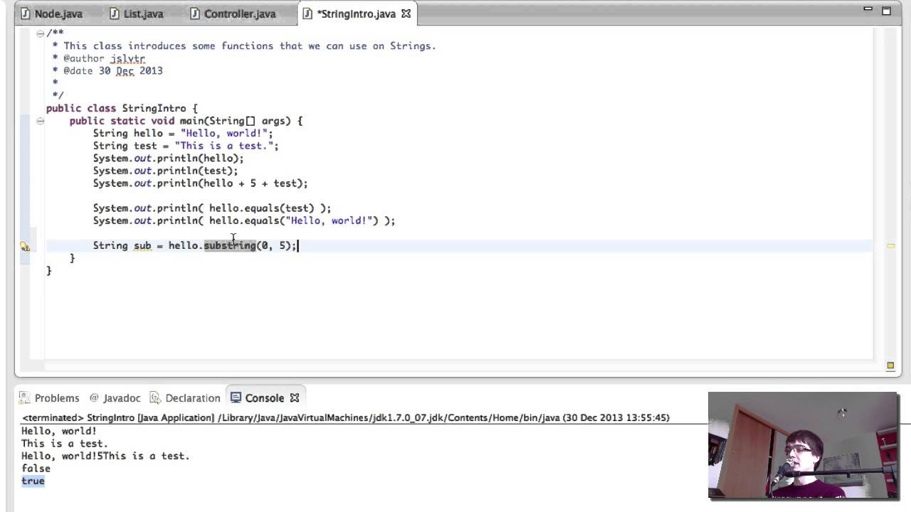 Computer Science for Everyone - 41 - Strings and characters (programming video)
