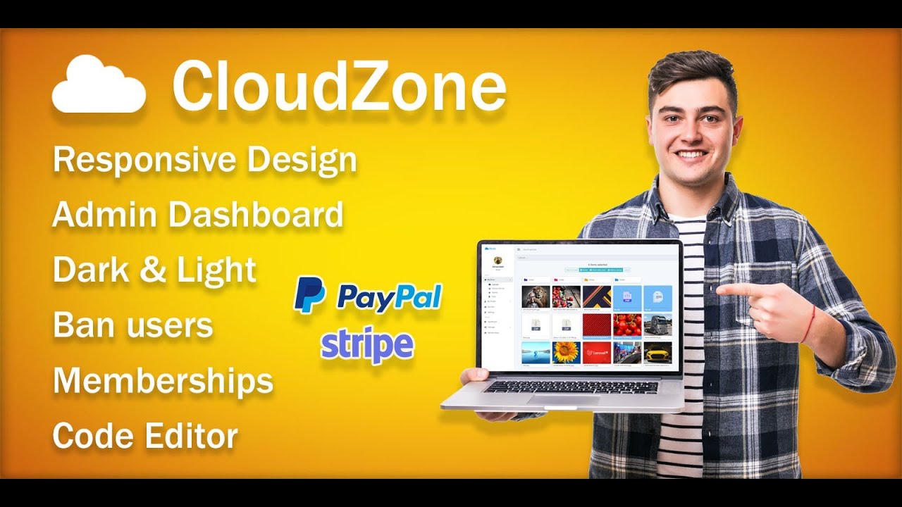 Cloud Zone - File upload and management PHP script