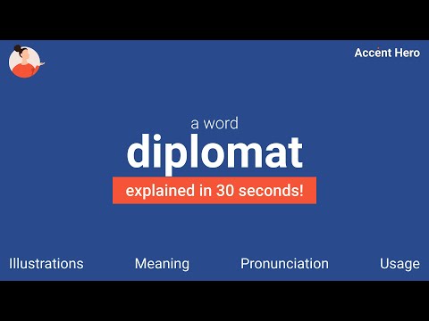 DIPLOMAT - Meaning and Pronunciation