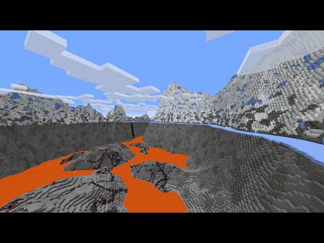 Delta's Ice Race Track Minecraft Map
