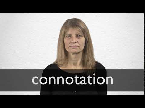 How to pronounce CONNOTATION in British English