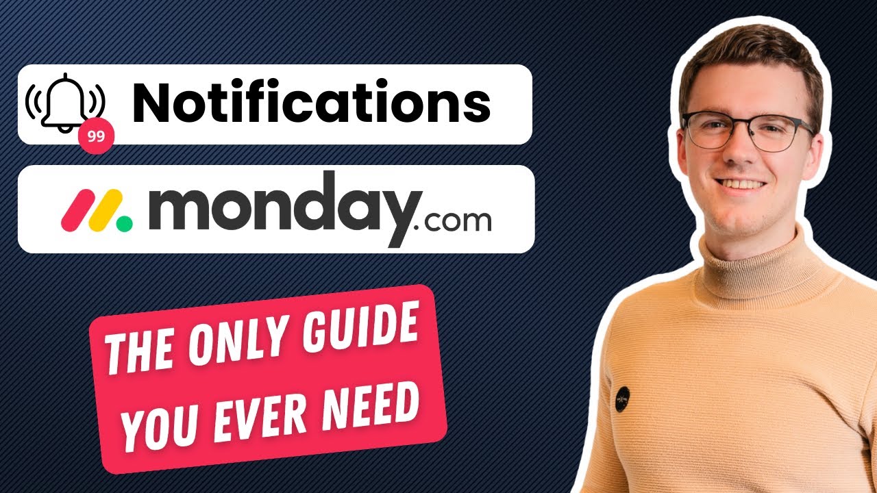 Monday.com Notifications | Tutorial for beginner Monday.com users managing notifications