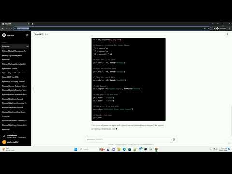 python plot multiple lines with legend