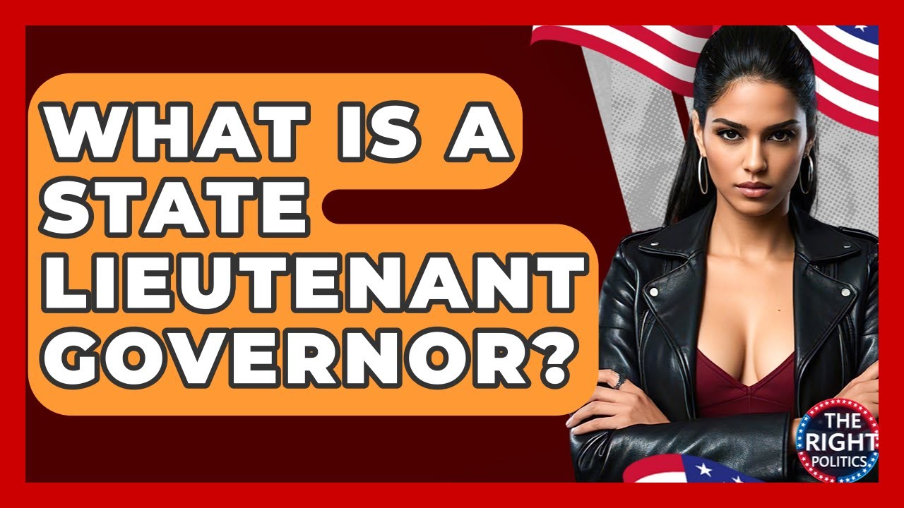 What Is A State Lieutenant Governor? - The Right Politics