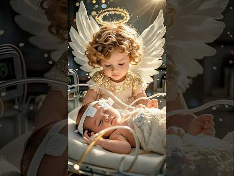 A Miracle Baby Guarded by an Angel ๐ โจ๏ธ #angel #baby #newbornbaby #babylove #inspiration