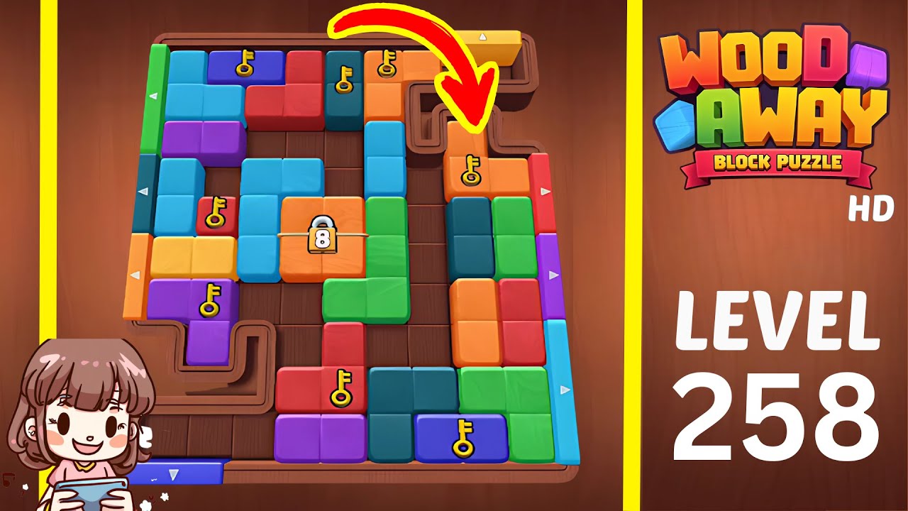 Wood Away Level 258 Solution Video - Step-by-Step Walkthrough Guide