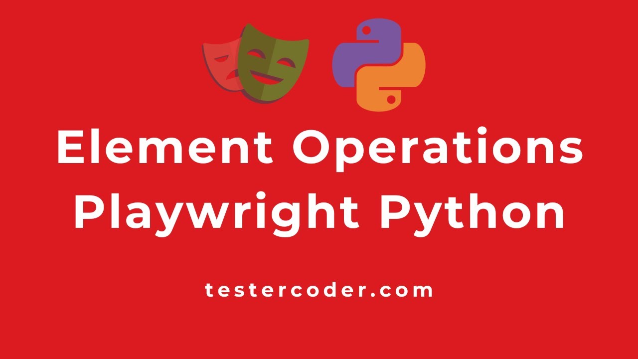 Element Operation with Playwright Python