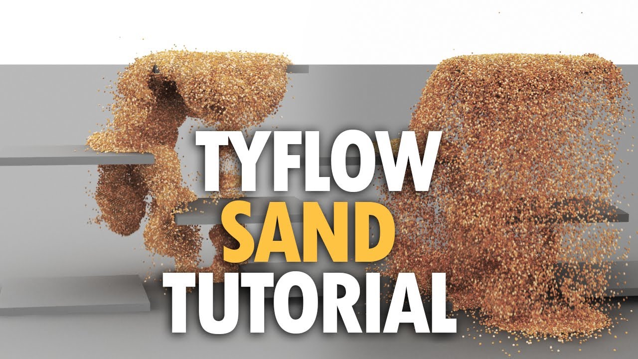 Creating Realistic Sand With Tyflow | Fxmaniac