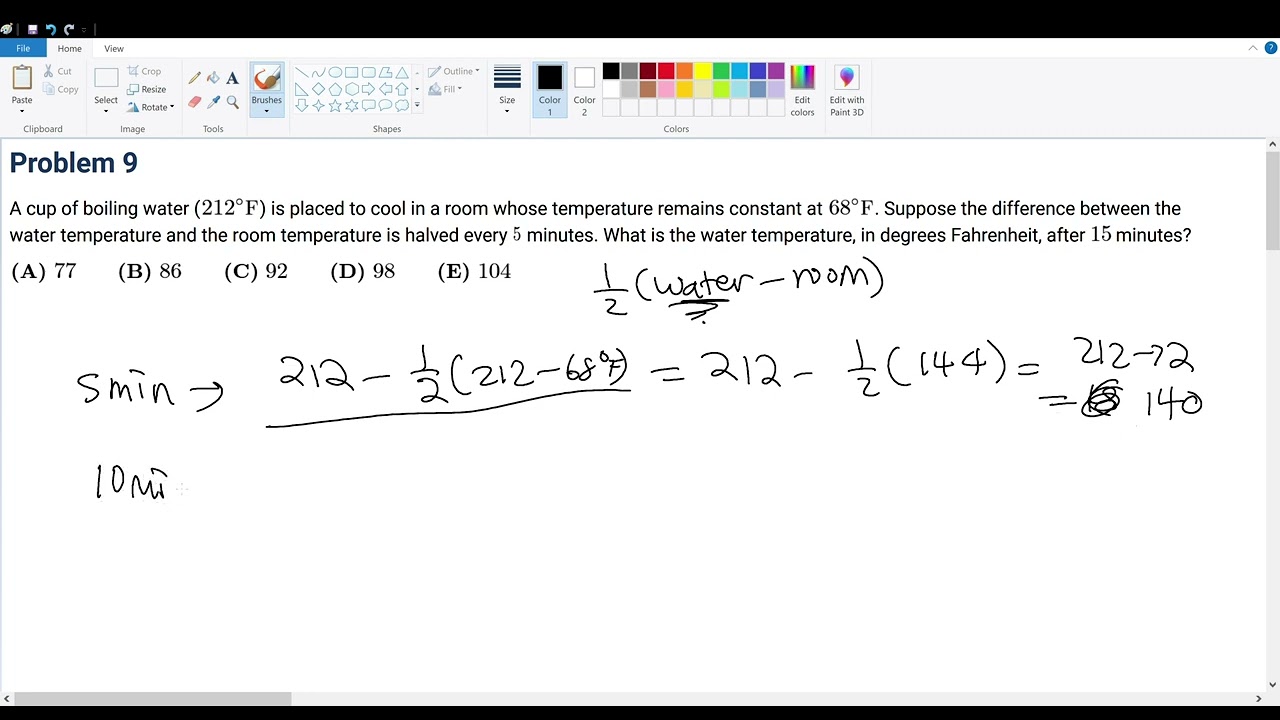 AMC 8 2022 Problem 9