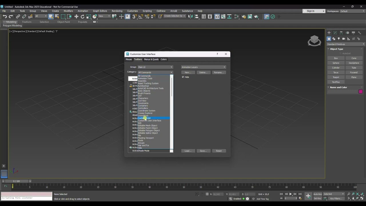 3ds Max Closing Mini Curve Editor in 3DS Max Script Menu SOLVED #3dsmax #maxscript #3dsmaxscripts