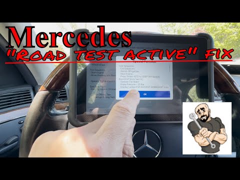 Fix Mercedes road test mode fault code for Road Test Active mode