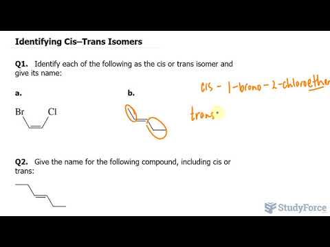 Identifying Cis–Trans Isomers