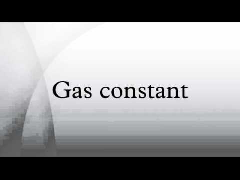 Gas constant