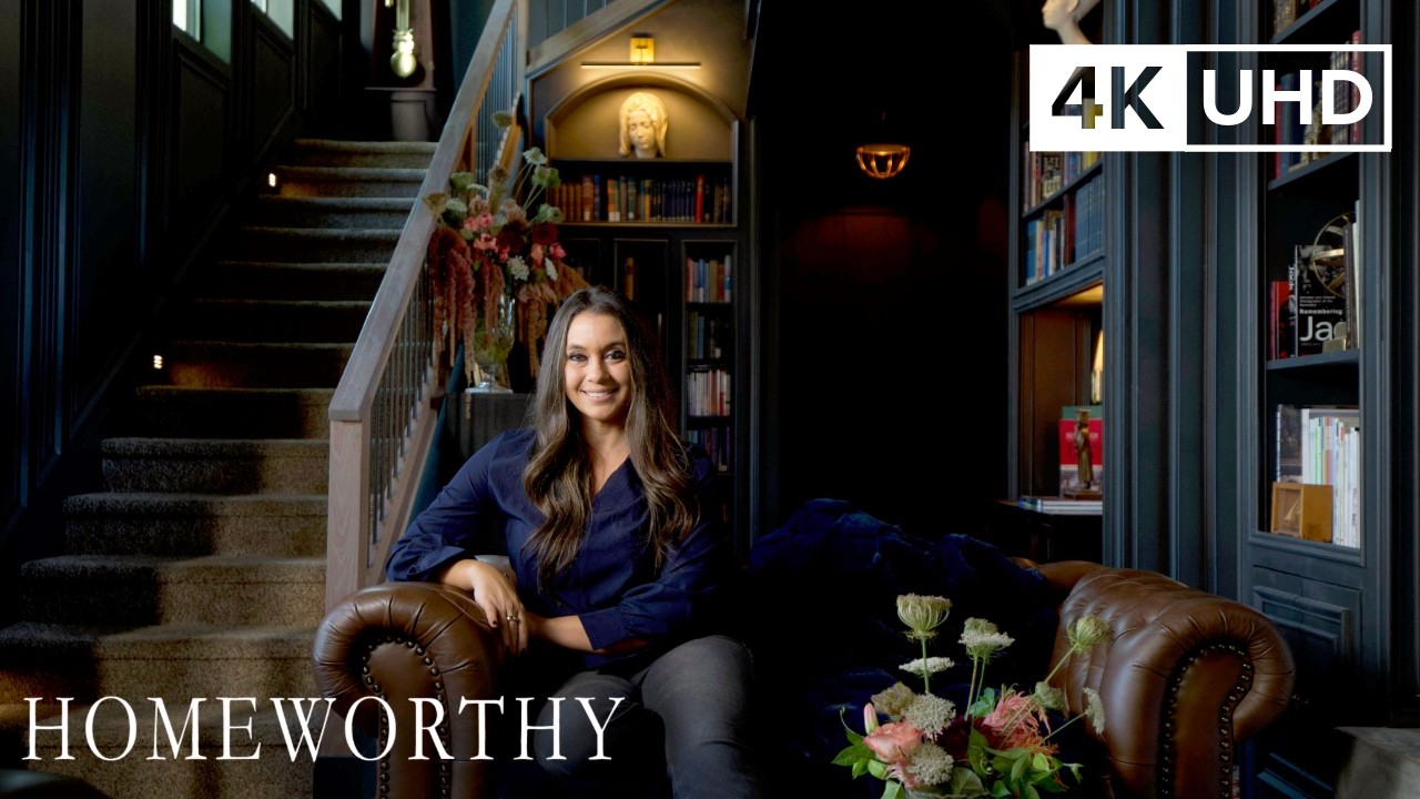 HOUSE TOUR | Inside an Eclectic California Home with a Stunning 2-Story Library