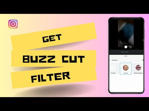 How To Get Buzz Cut filter on Instagram?
