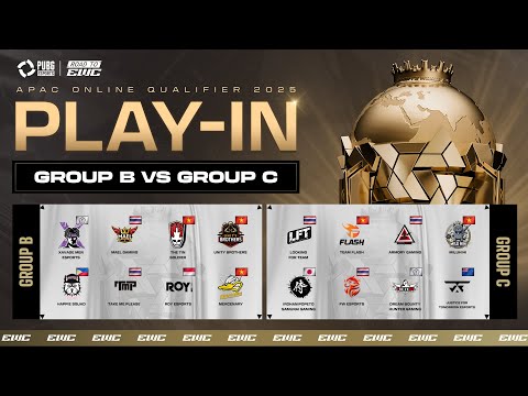 Road to EWC: APAC Qualifier Play-In 2025 – Group BC Day 3