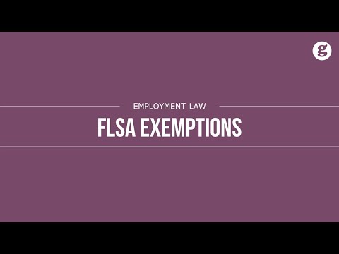 FLSA Exemptions