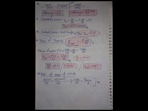 work energy and power class 11/Work,Energy,Power/#physics notes,#shorts