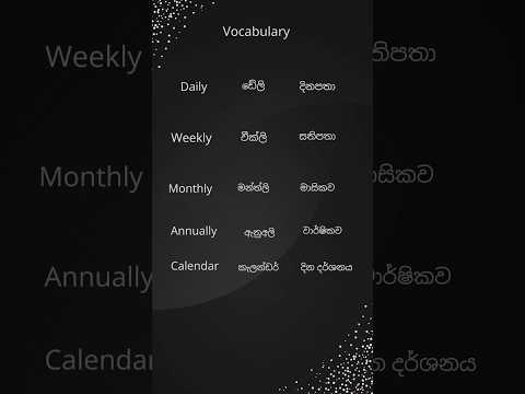 English Vocabulary with Sinhala Meaning and Pronunciation Lesson #english #education #vocabulary