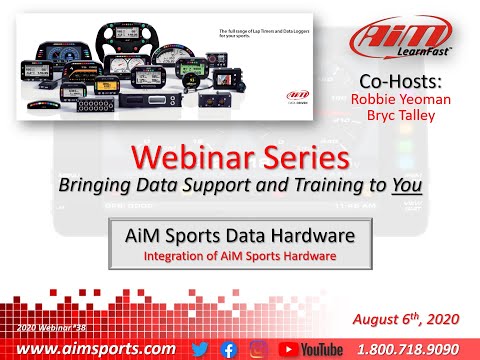1-38 AiM Sports Hardware Integration - Live Webinar with Robbie Yeoman/Bryc Talley - 8/6/2020