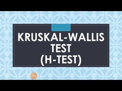Kruskal-Wallis Test (H-Test)