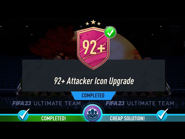 FIFA 23 92+ Attacker Icon Upgrade SBC: How to complete, expected cost ...