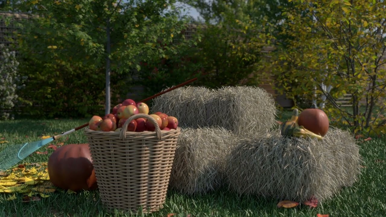 Autumn Garden | 3D Animation & Renders