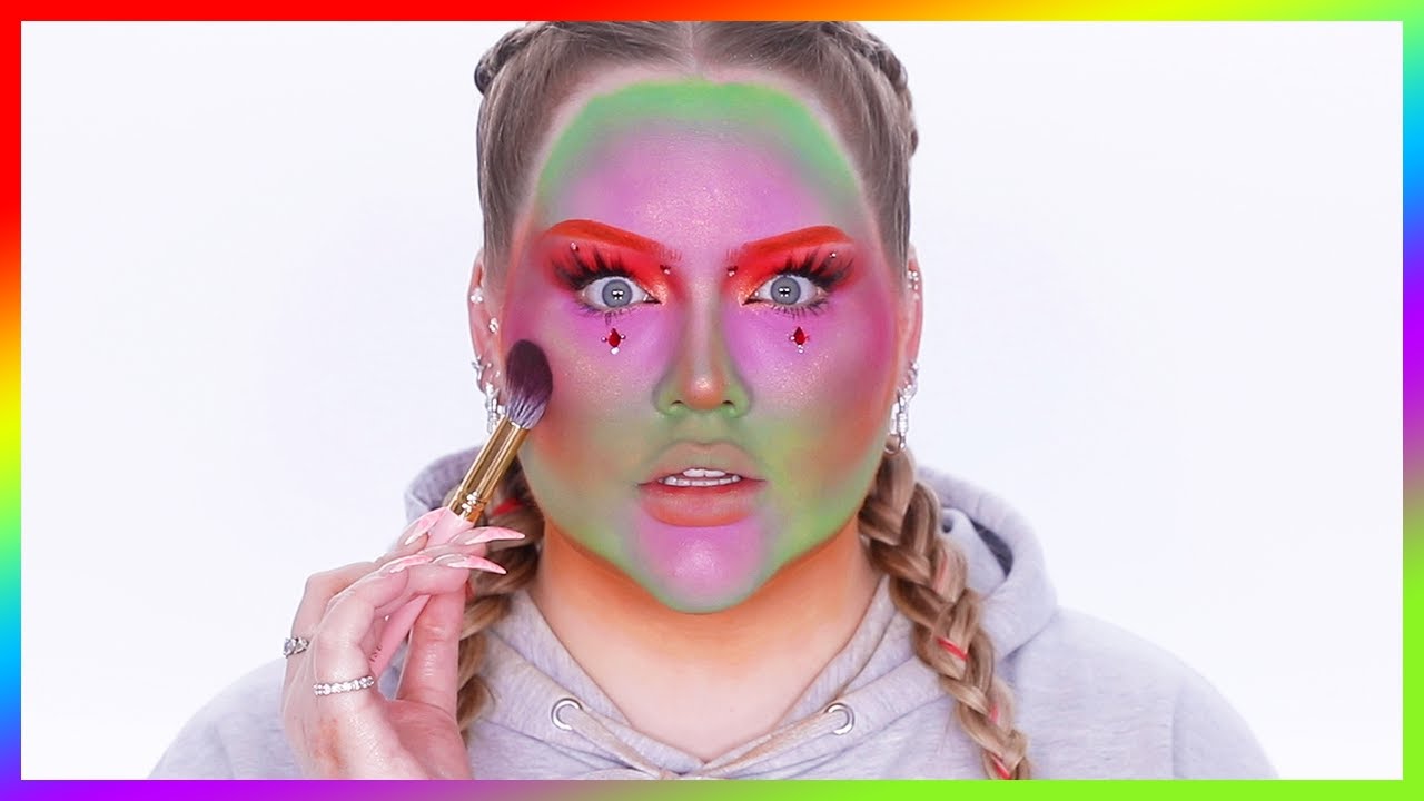 Random Color Generator Makeup Challenge! | NikkieTutorials