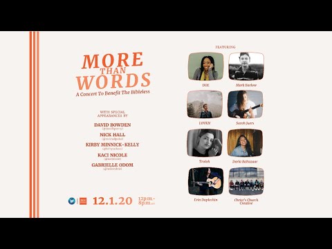 More than Words: A Concert to Benefit the Bibleless