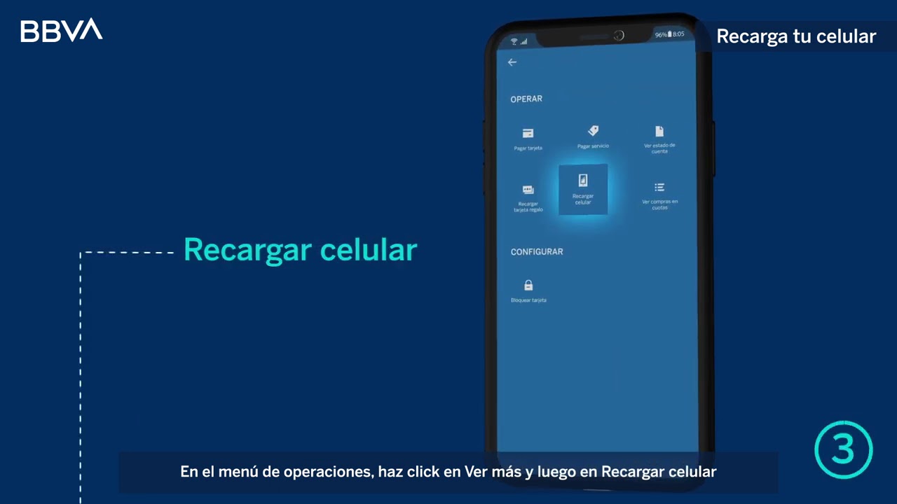 ¿Cómo recargo mi celular? - Nueva App BBVA