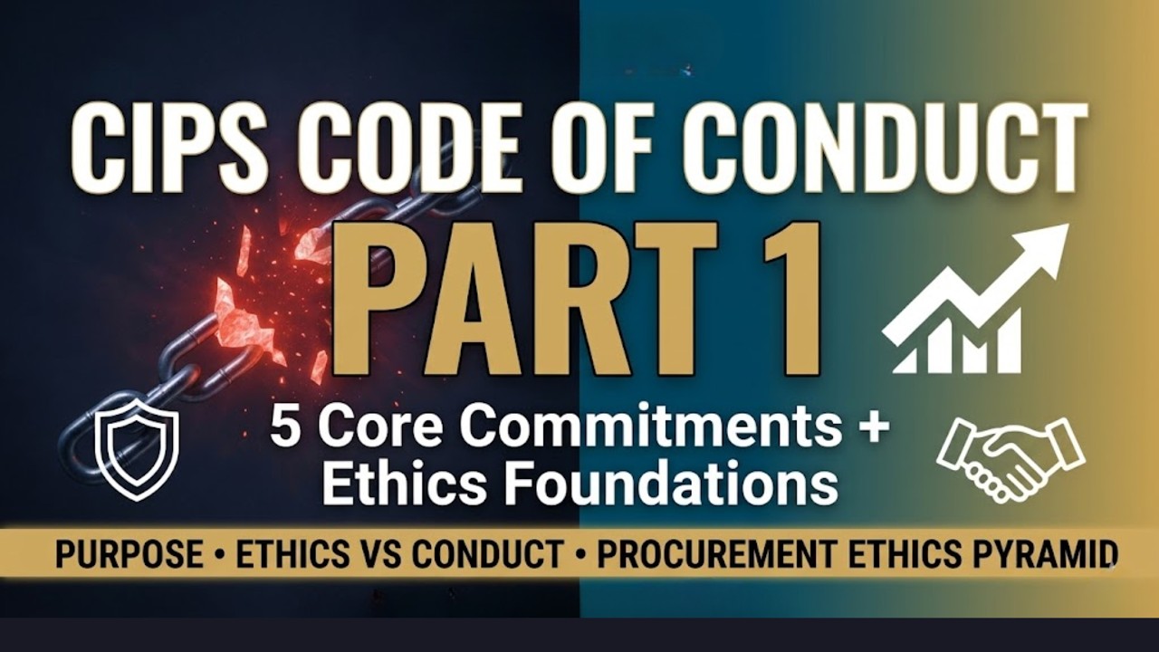 CIPS Code of Conduct Explained | Purpose, Ethics & 5 Core Commitments (Part 1)
