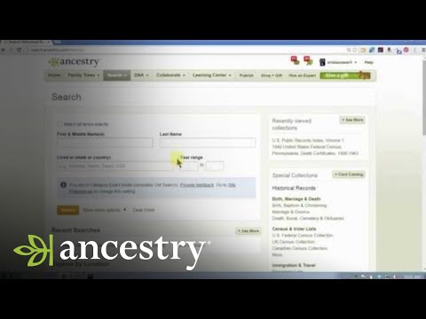 Updated Search Forms on Ancestry.com | Ancestry