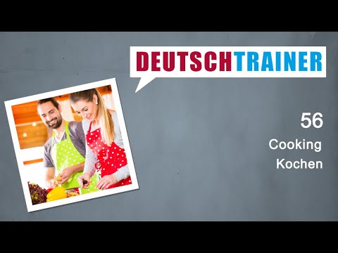 German for beginners (A1/A2) | Deutschtrainer: Cooking