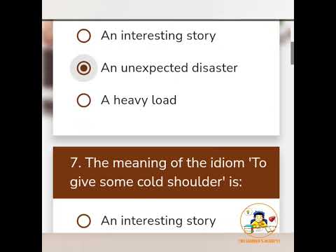 A bolt from blue| meaning of idiom | idioms in English
