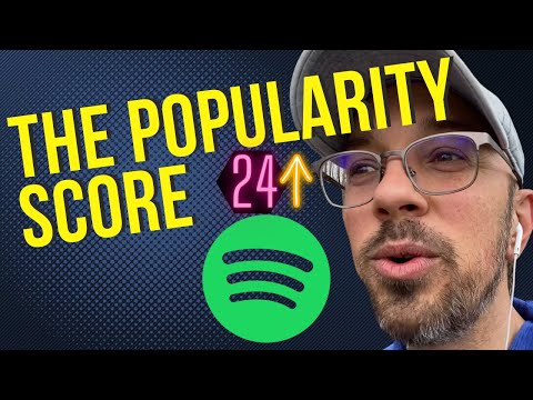 The Spotify Popularity Score for my new song “Heal This Nation”