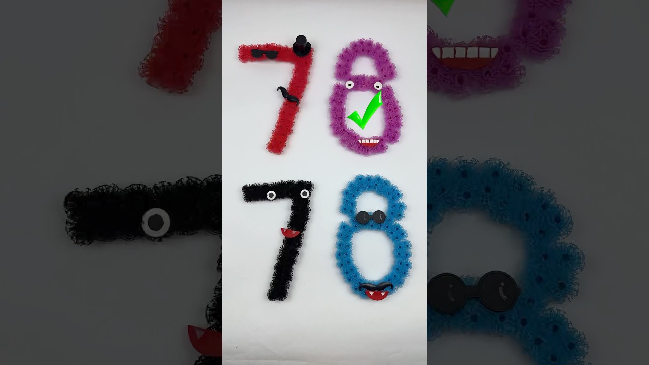 Find Half of the Number and What Color? #number #numberseries #abcdefghijklmnopqrstuvwxyz #alphabet