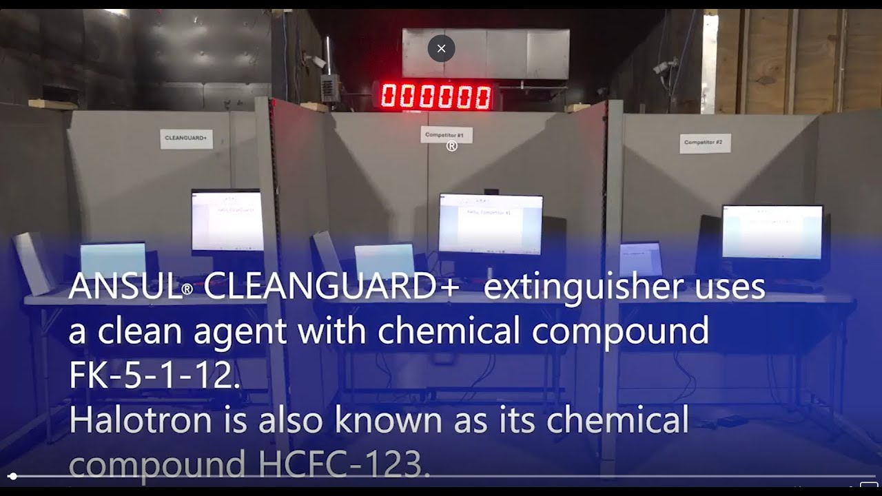 CLEANGUARD+ Clean Agent Fire Extinguisher Comparison