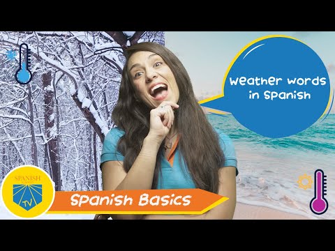 Weather Words In Spanish