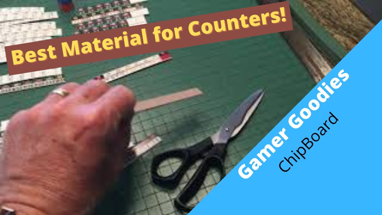How to Make  Print & Play Game Counters?  Chipboard!!