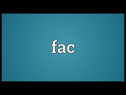 Fac Meaning