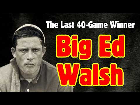 Ed Walsh. MLB's Last 40-game Winner. All-time ERA leader. Workhorse of the Deadball Era. #baseball