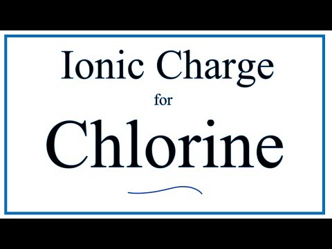 How to Find the Ionic Charge for Chlorine (Cl)
